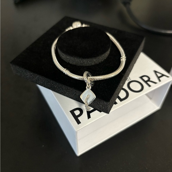 Pandora | Jewelry | Pandora Charm Bracelet With Graduation Cap | Poshmark
